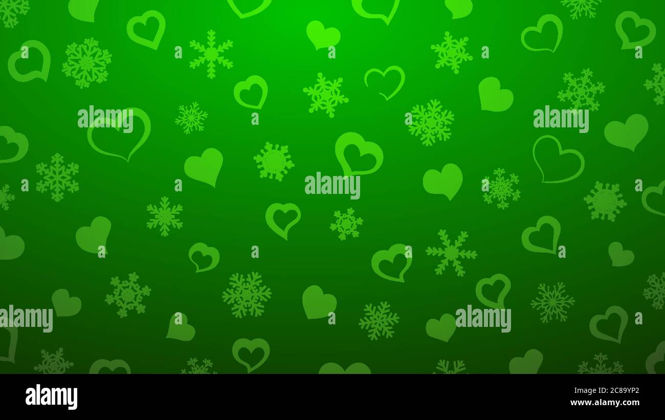 Green hearts vector vectors hi-res stock photography and images - Alamy