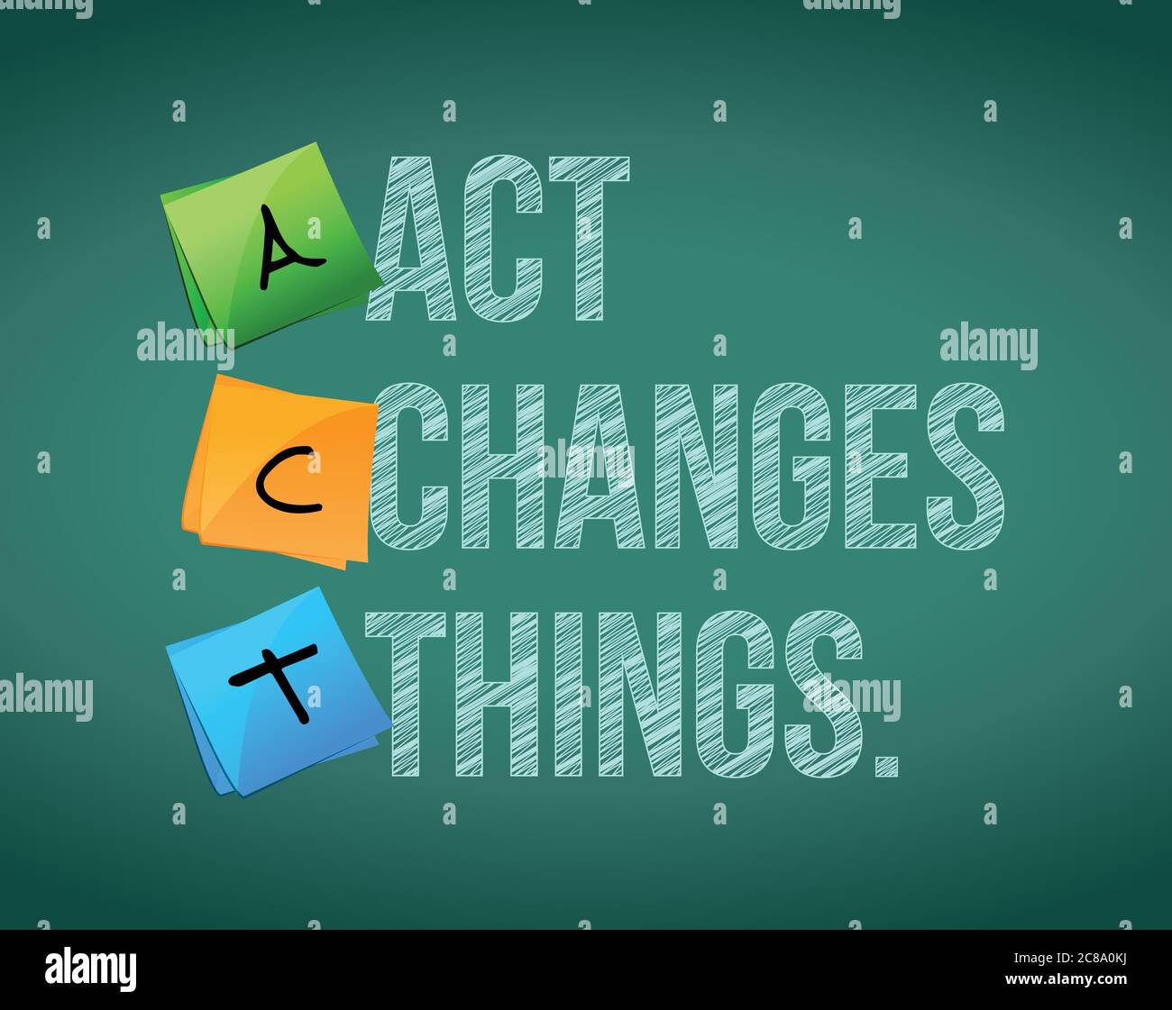 Act action changes things Stock Vector Images - Alamy