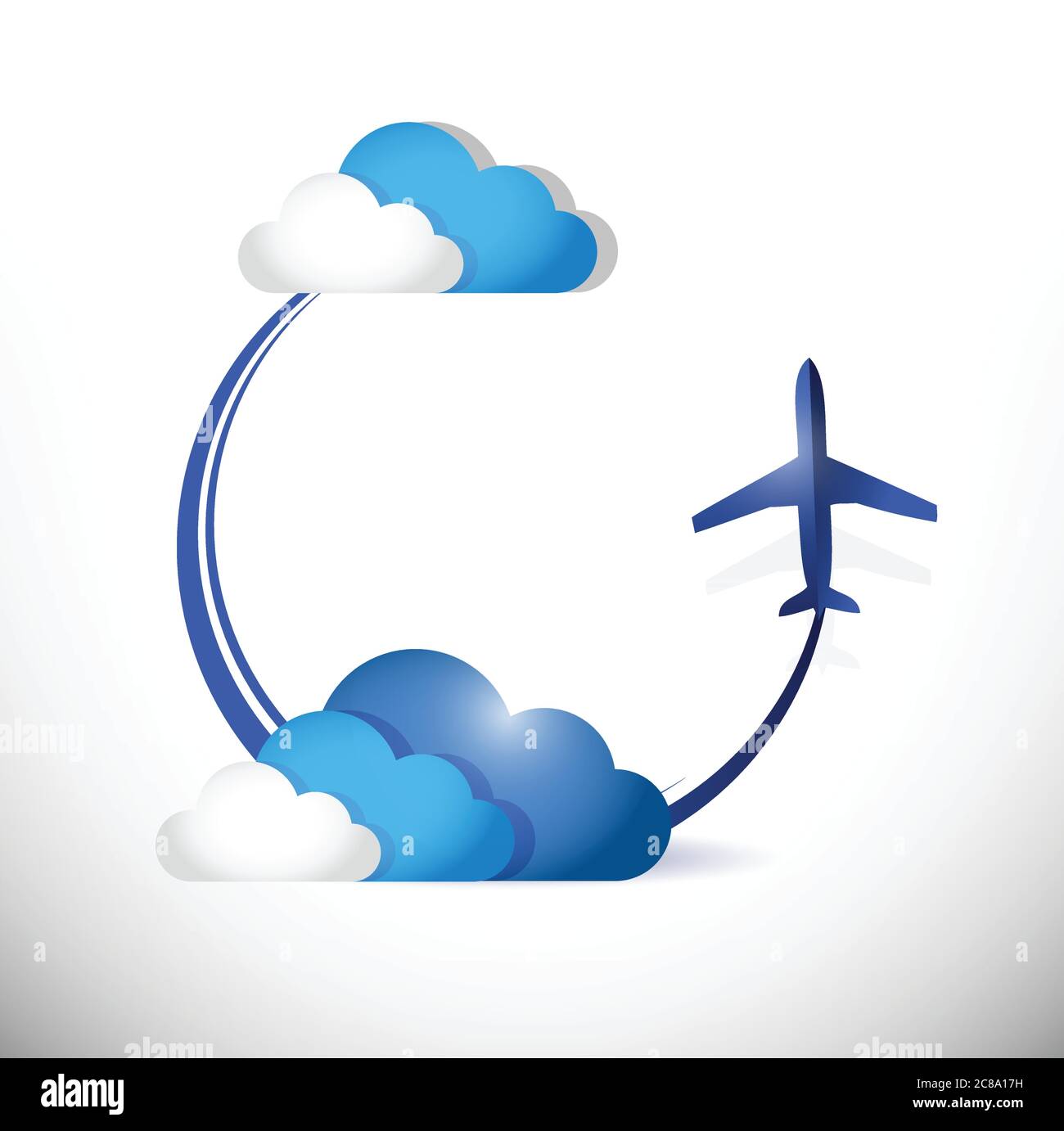 Air flow lines airplane Stock Vector Images - Alamy