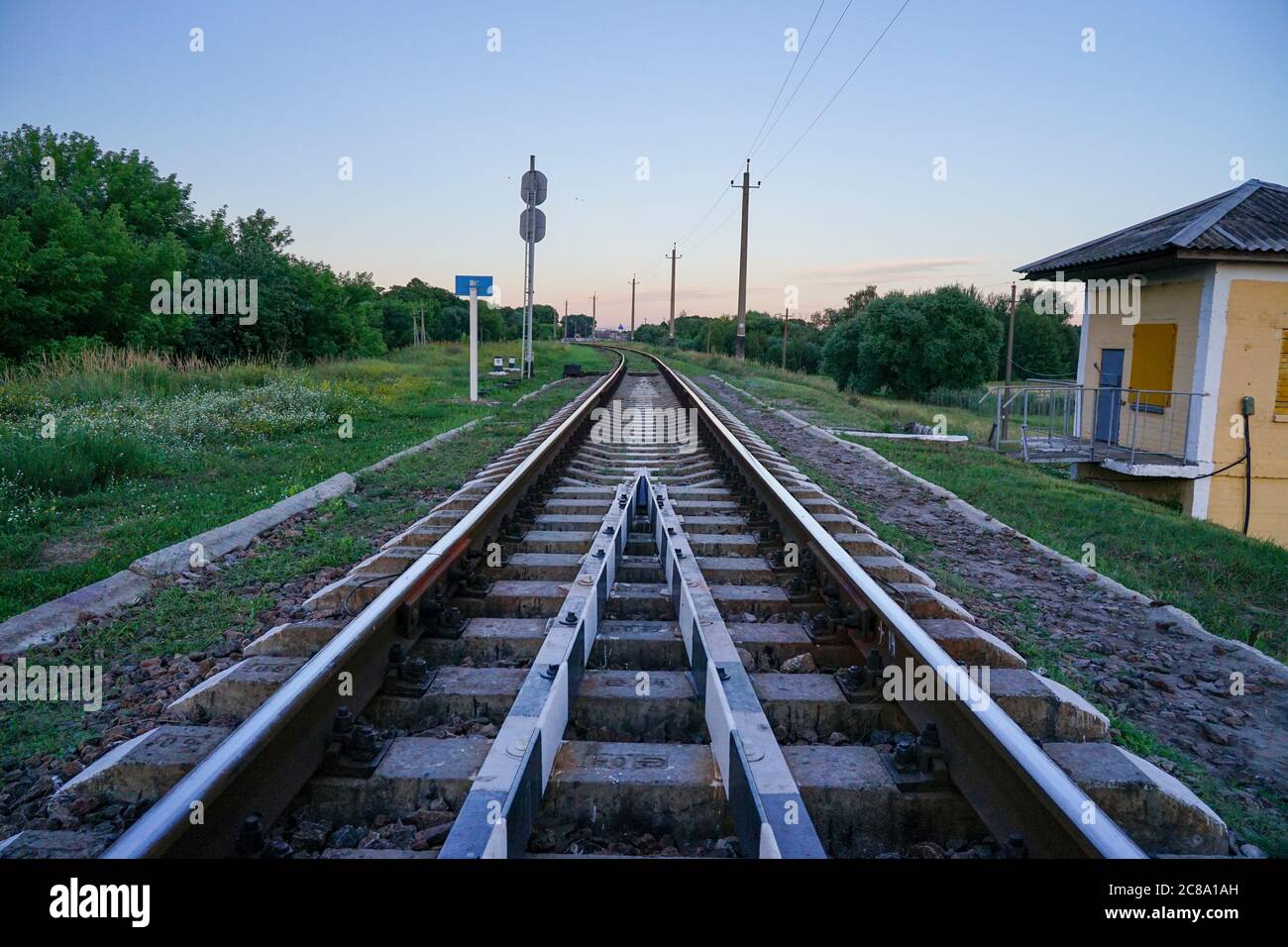 Old rail route hi-res stock photography and images - Alamy