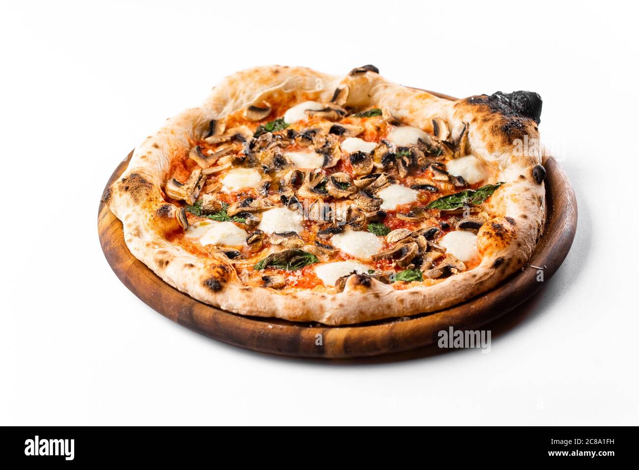 Traditional brick oven burning Cut Out Stock Images & Pictures - Alamy