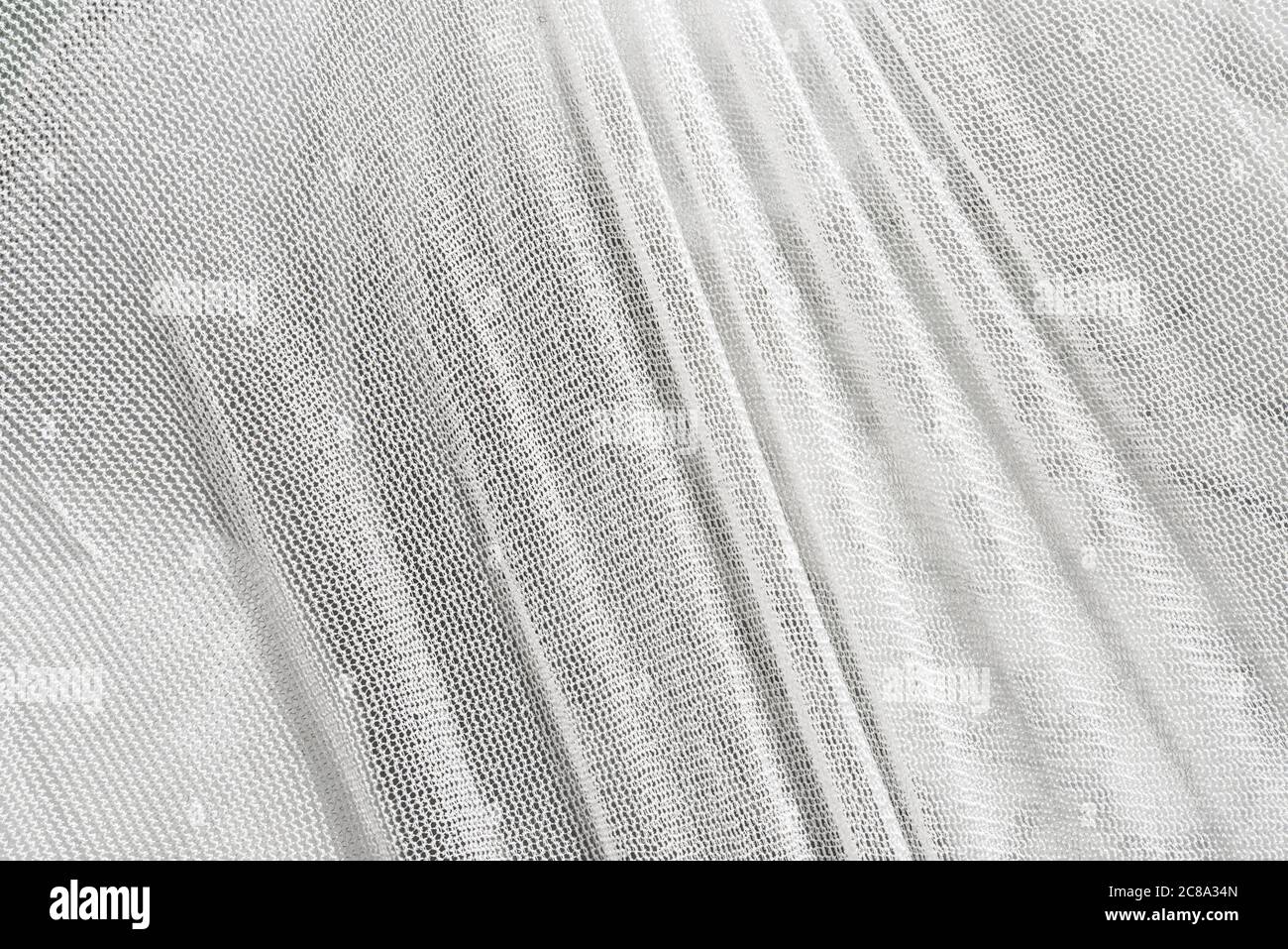 Macro photo of finely woven white mesh Stock Photo - Alamy