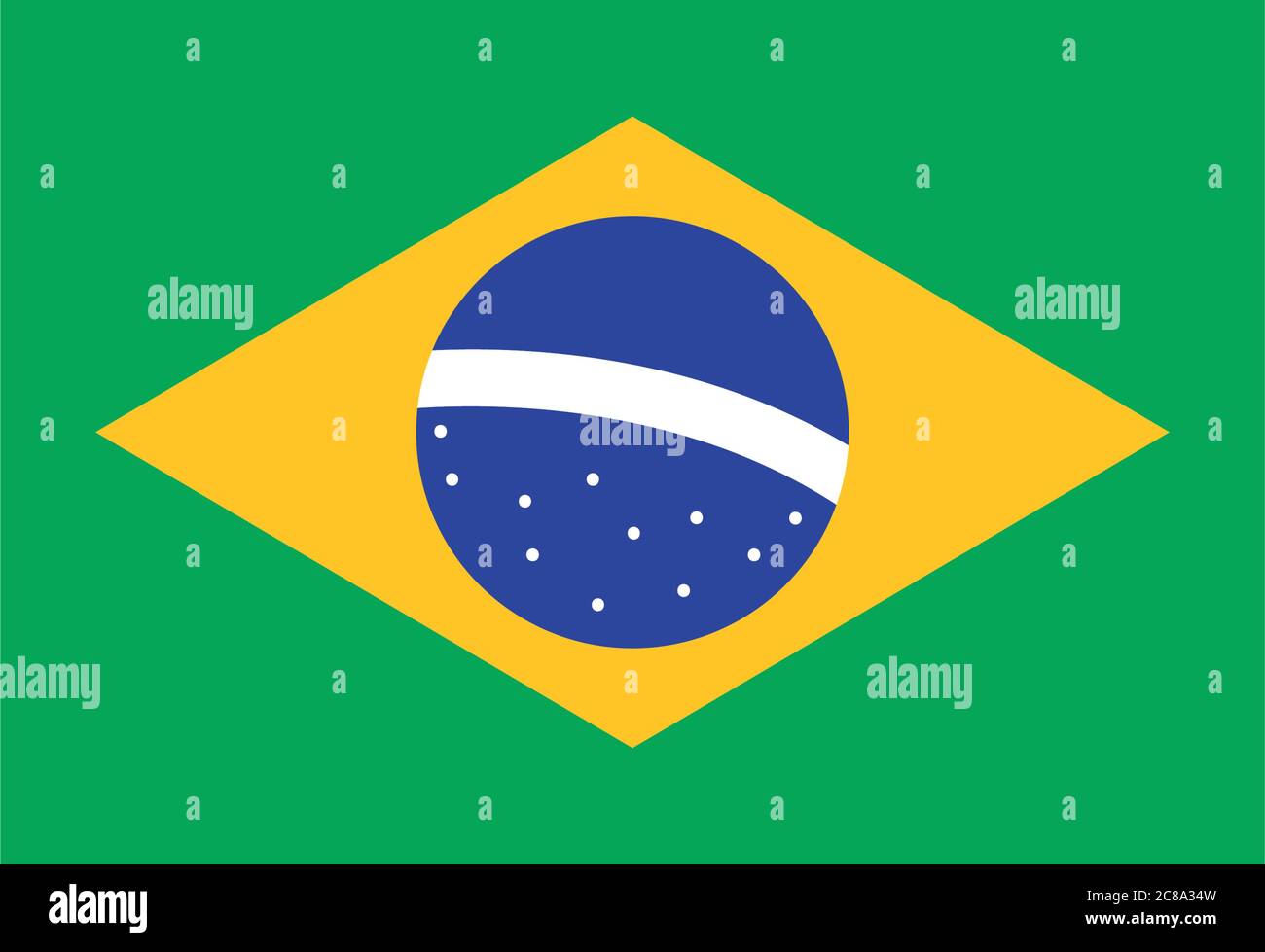 Brazil flag flat style icon design, Culture tourism brazilian travel ...
