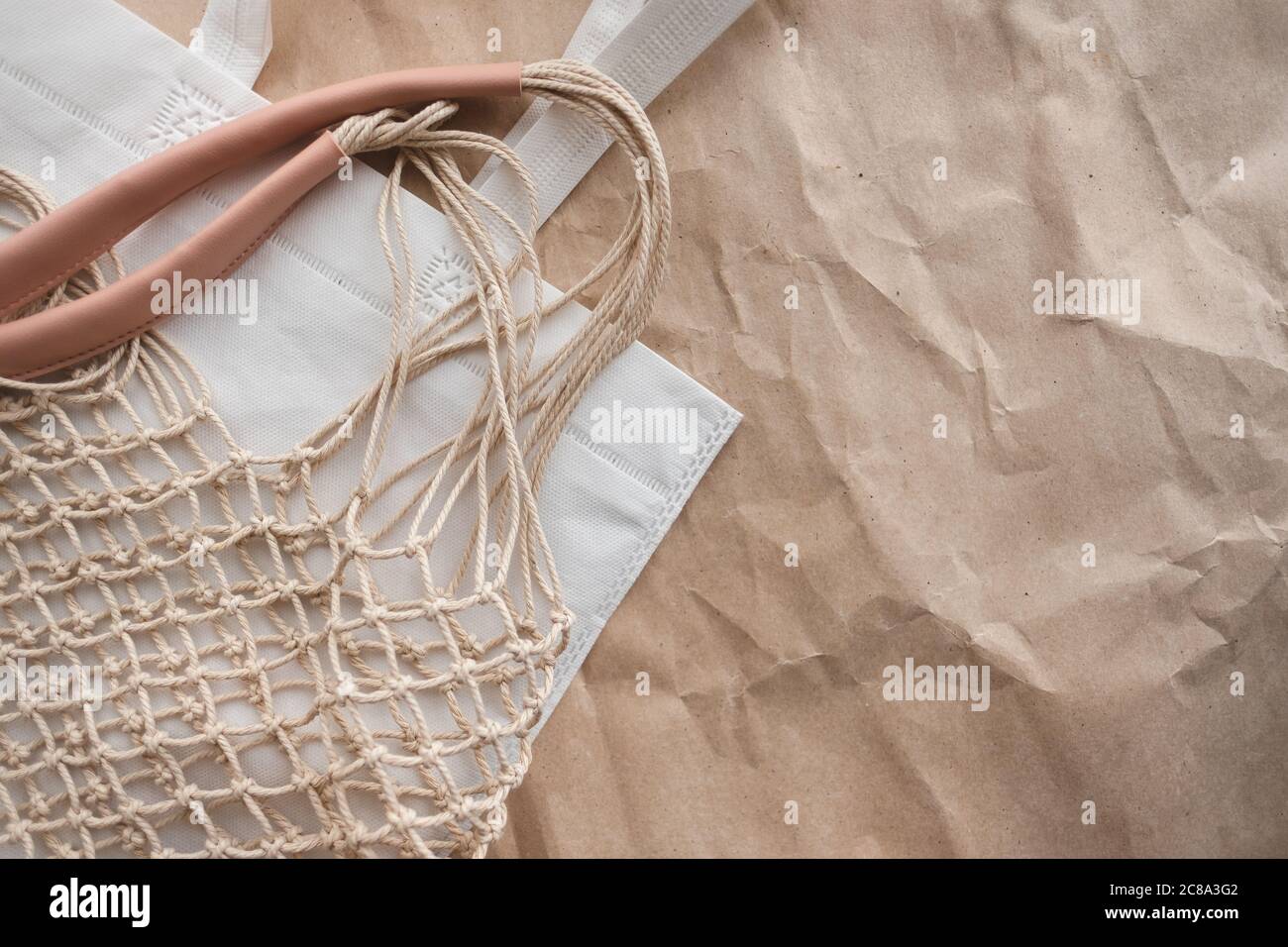 Craft recycle plastic bags hi-res stock photography and images - Alamy