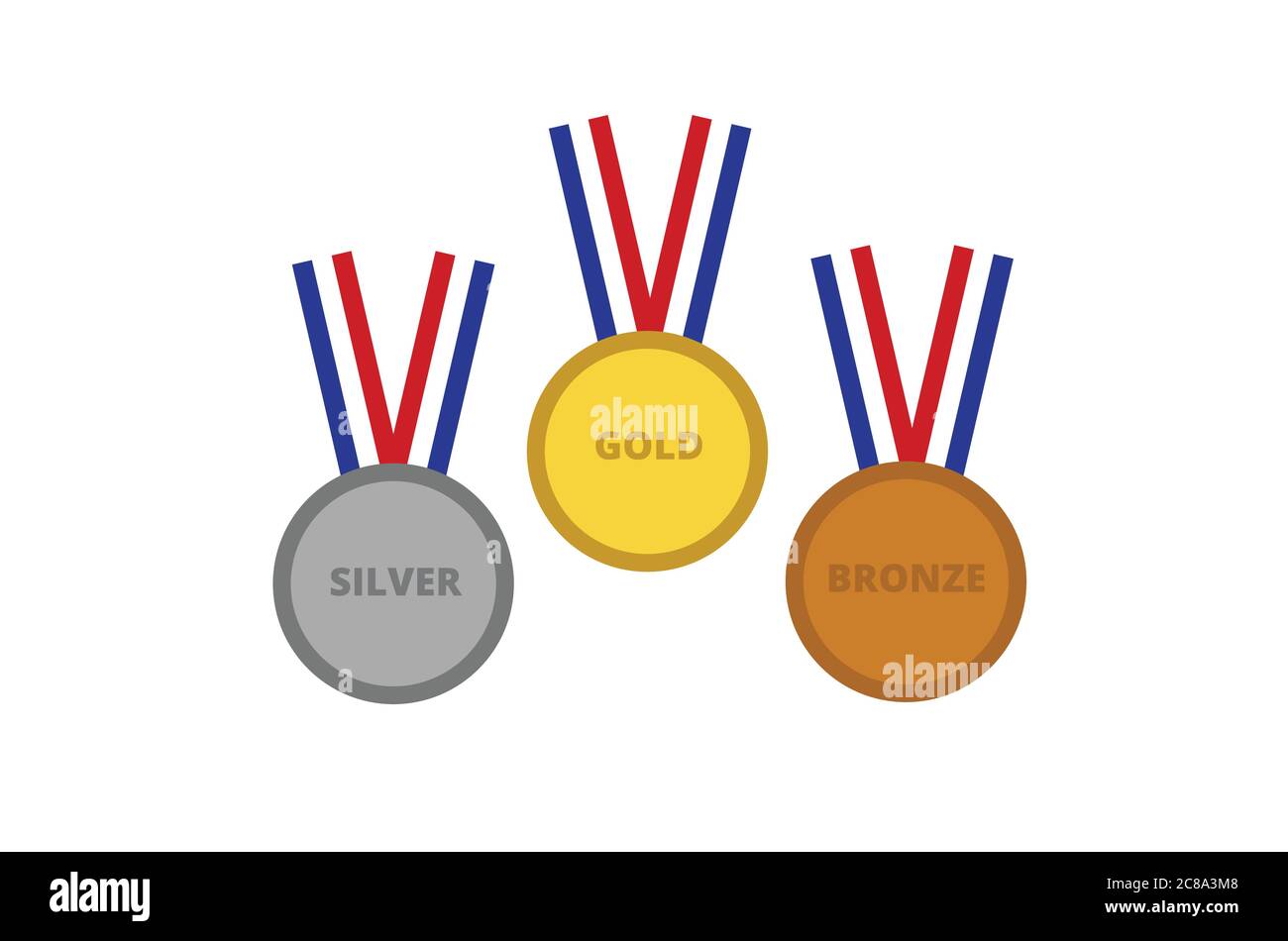 Medals symbol prize vector illustration Stock Vector Image & Art - Alamy