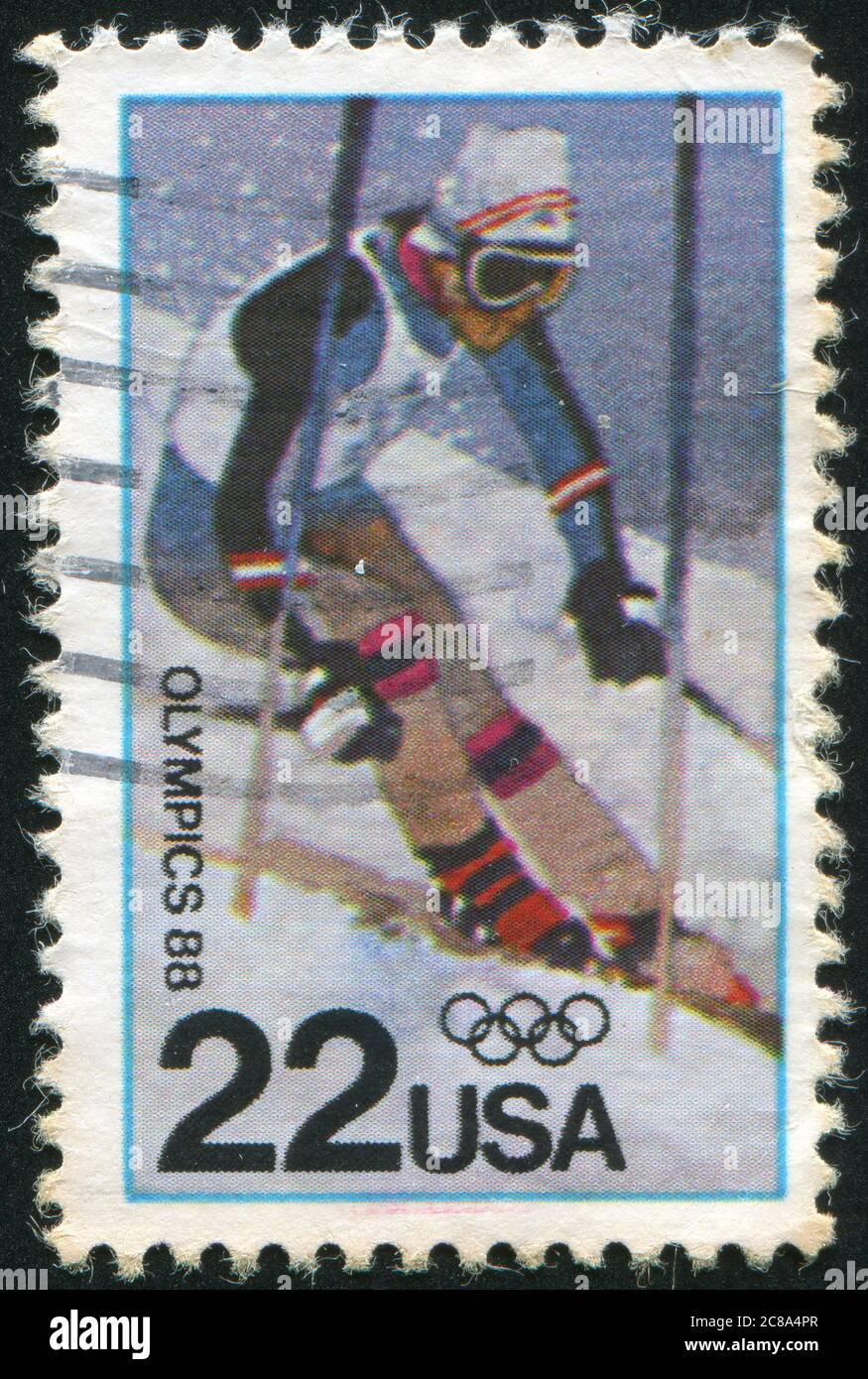 Usa circa 1988 postage stamp hi-res stock photography and images - Alamy