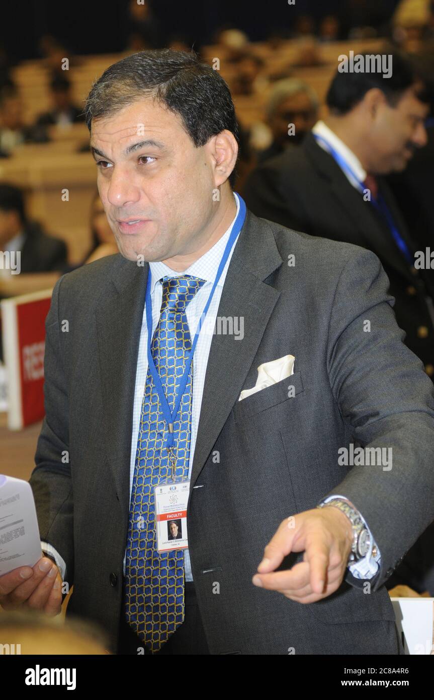 File photograph of Karan Faridoon Bilimoria, Baron Bilimoria in India ...