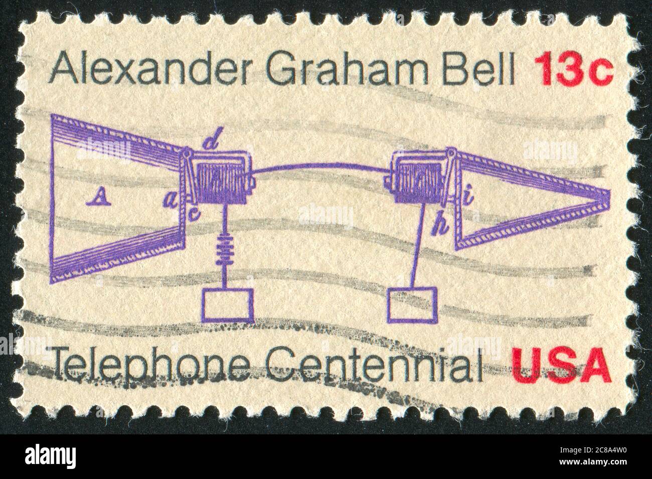 Alexander graham bell first telephone hi-res stock photography and ...