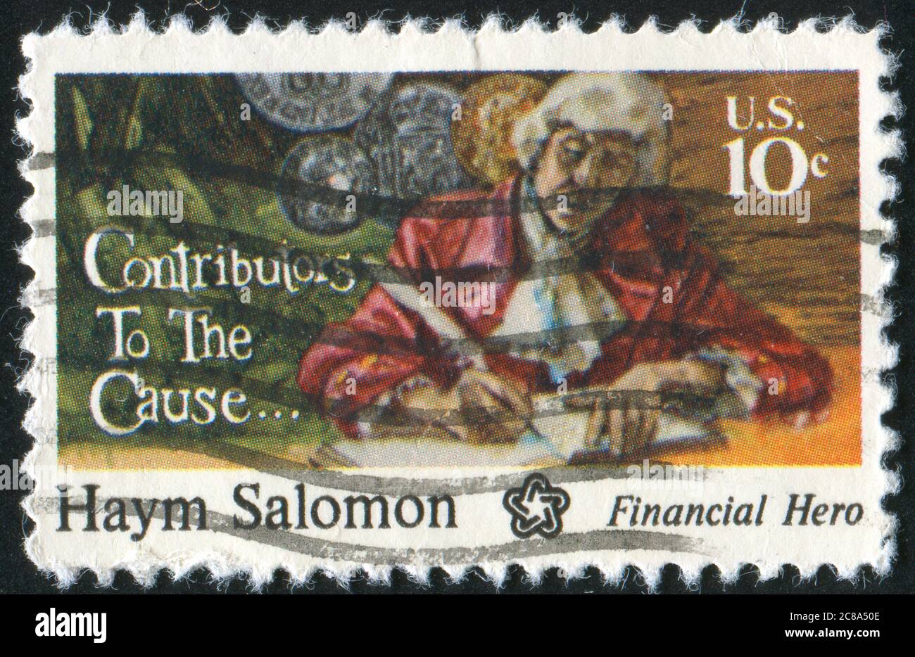 Haym salomon stamp hi-res stock photography and images - Alamy