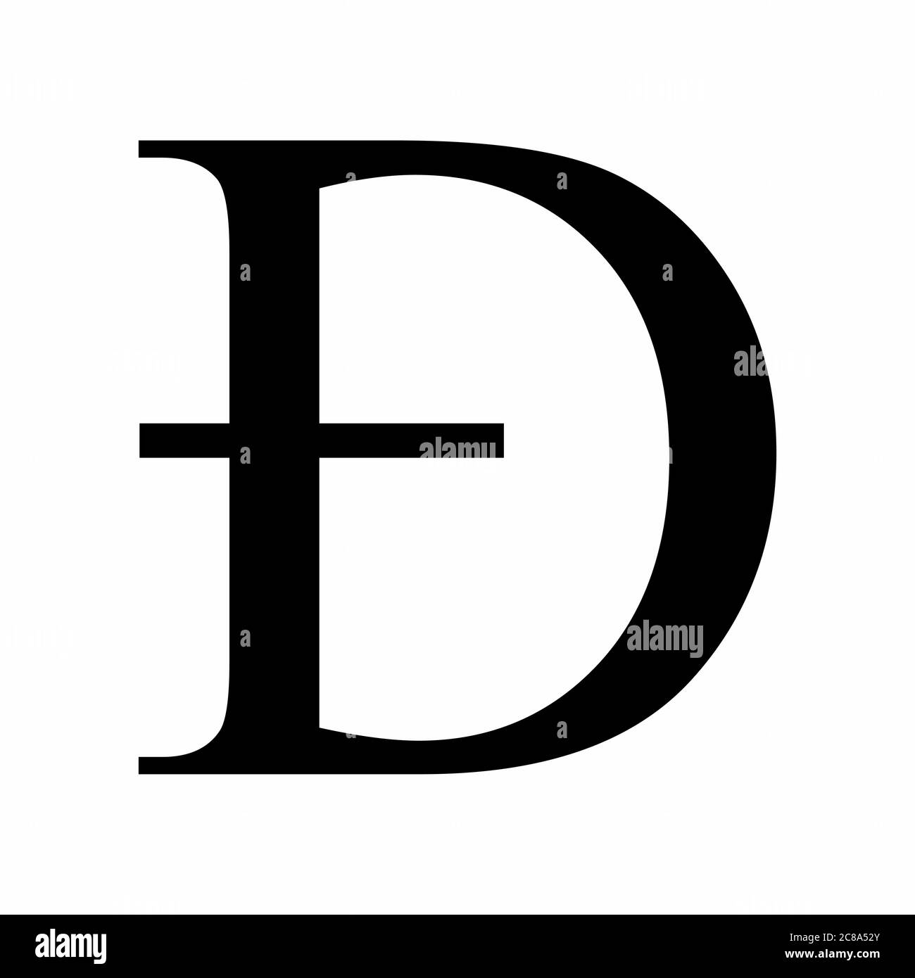 Eth latin letter icon Stock Vector Image & Art - Alamy