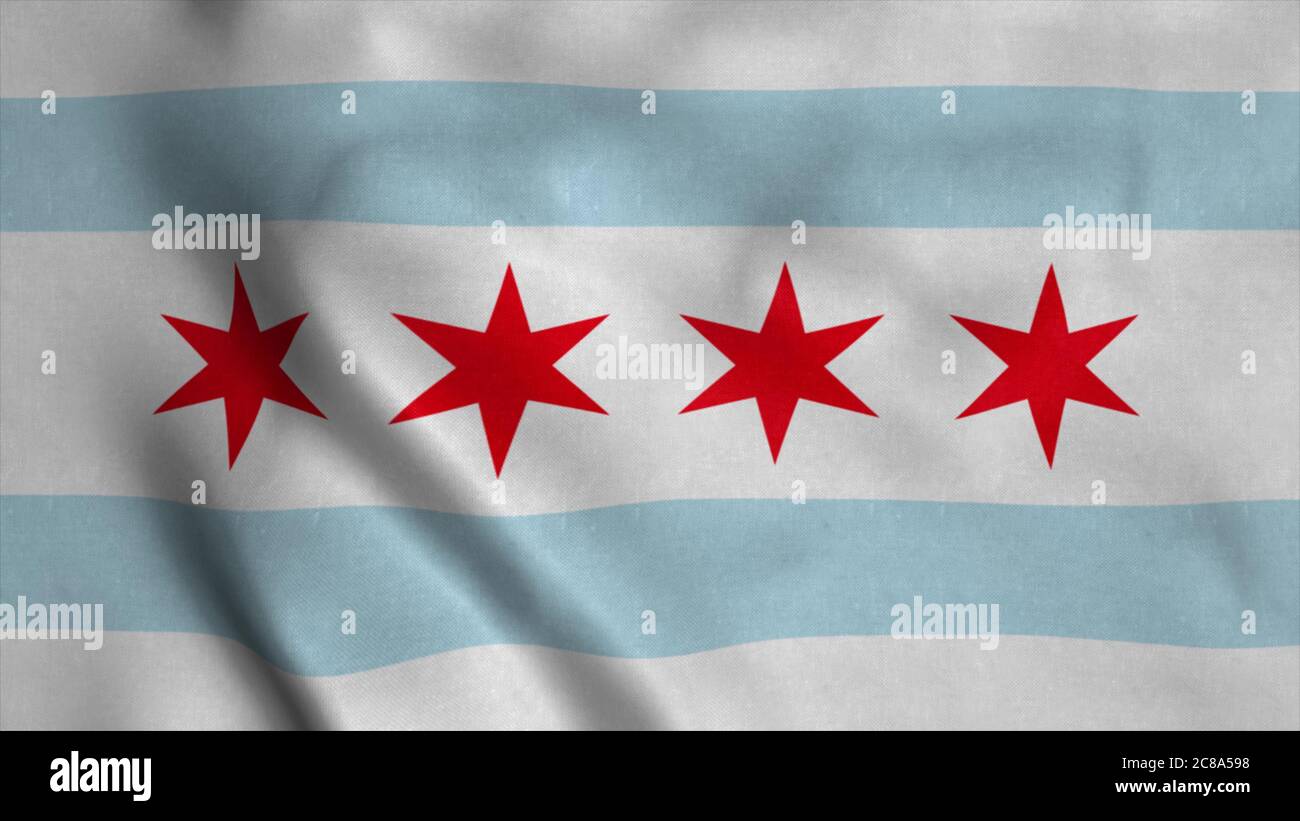 Chicagoan flag hi-res stock photography and images - Alamy