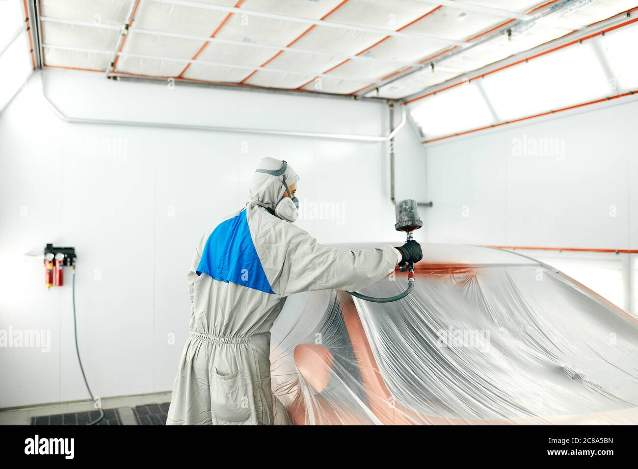Car body painter hi-res stock photography and images - Alamy