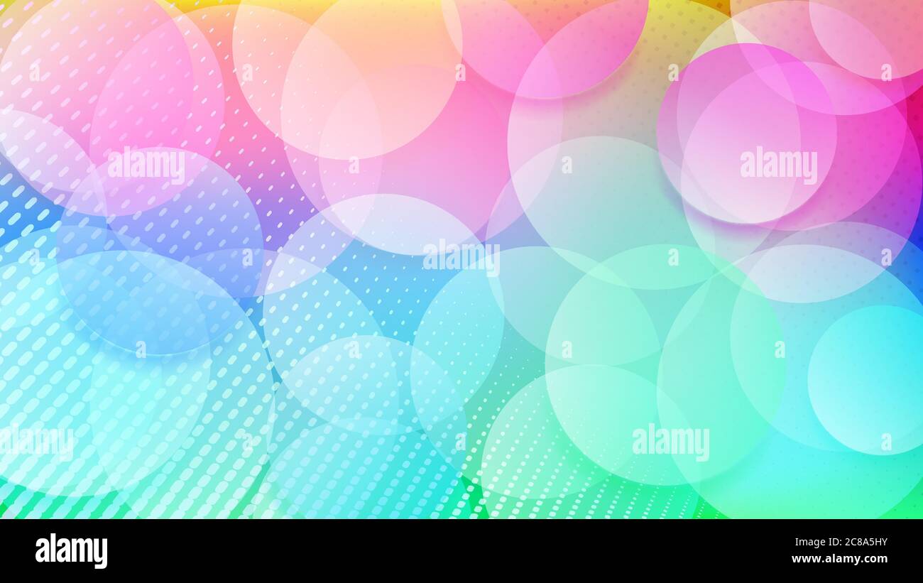 Illustration circles gradient colors Stock Vector Images - Alamy