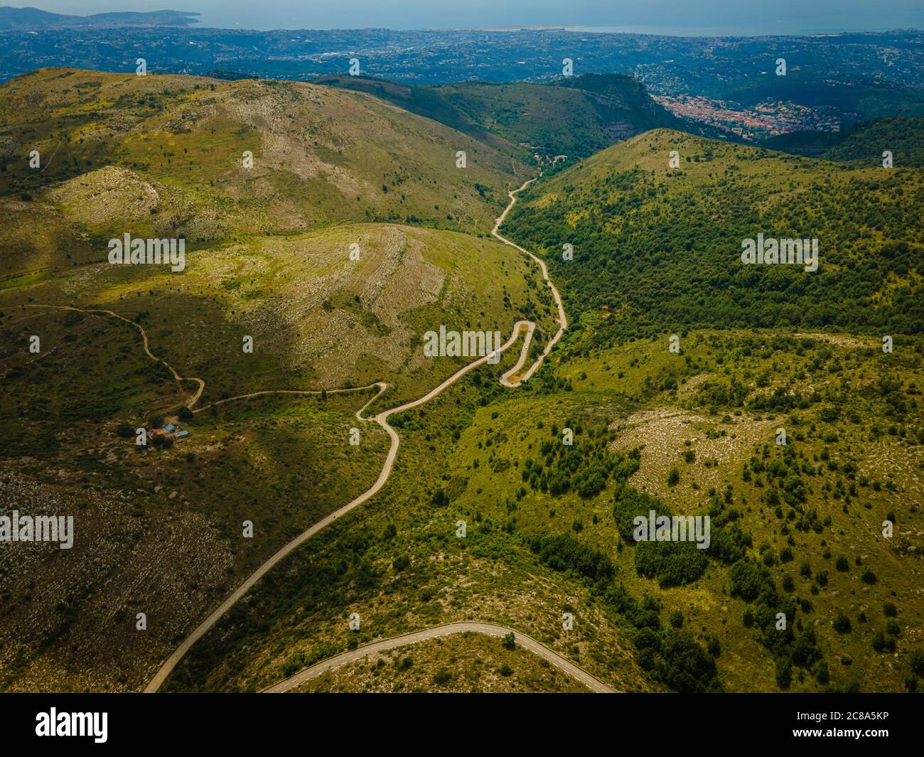 Pass Street in the French Alps Stock Photo - Alamy