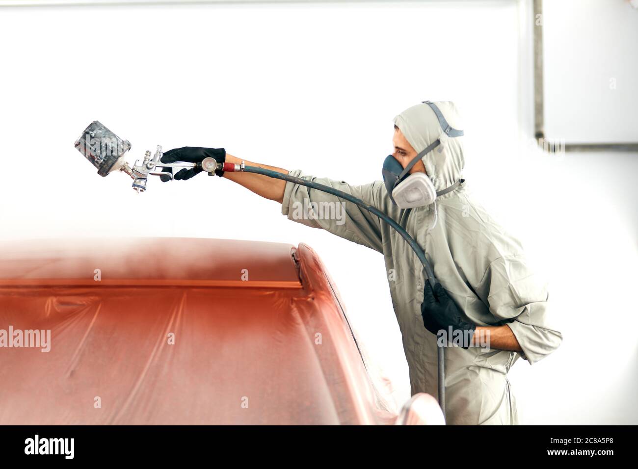 Painting car roof hi-res stock photography and images - Alamy