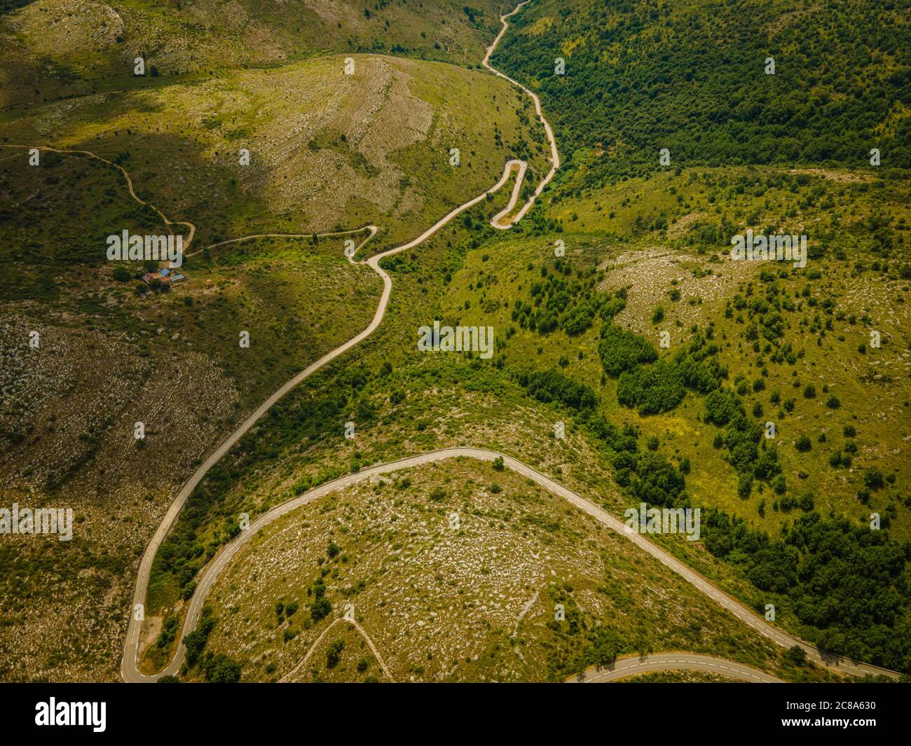Pass Street in the French Alps Stock Photo - Alamy