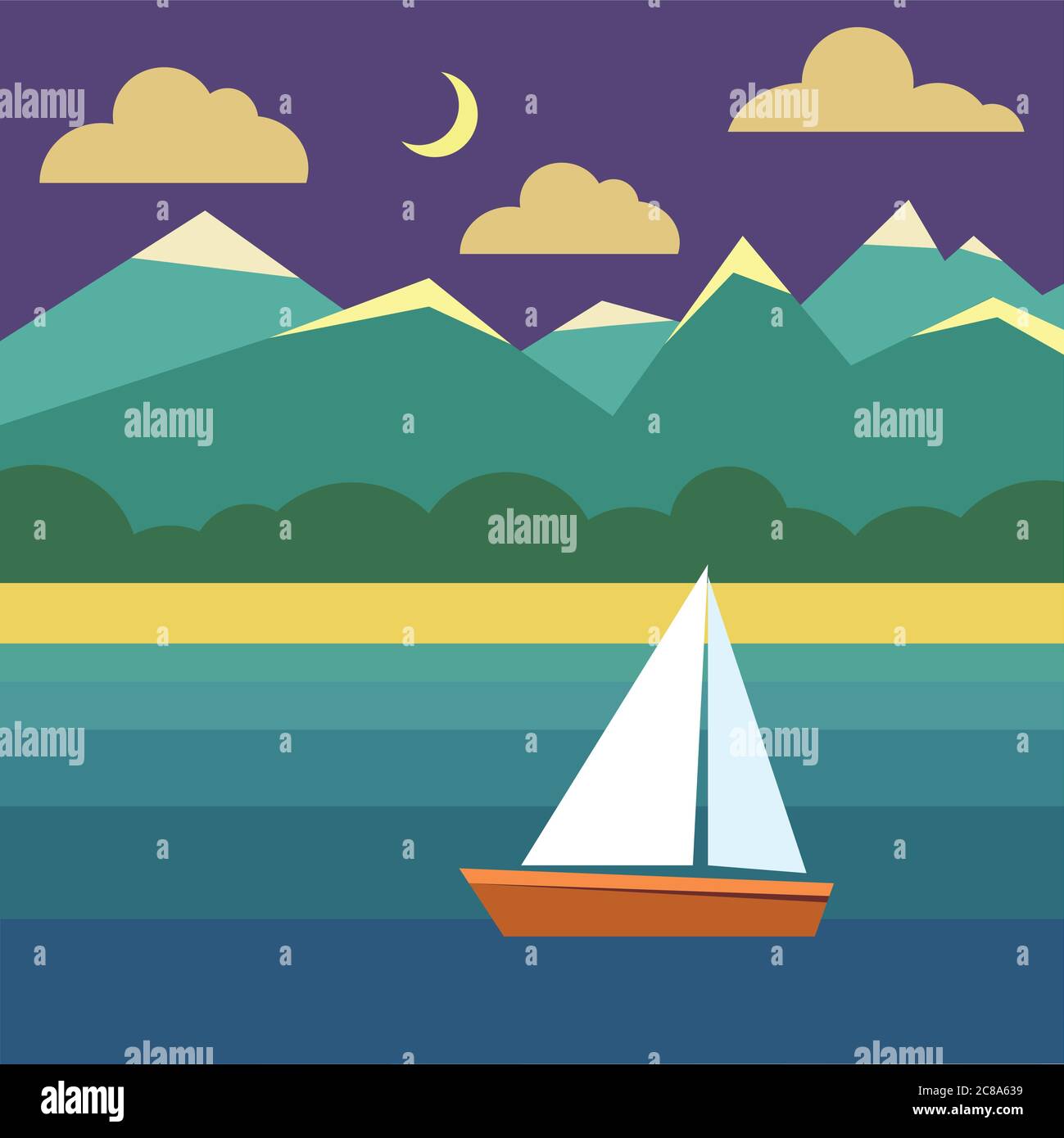 Boat launch Stock Vector Images - Alamy