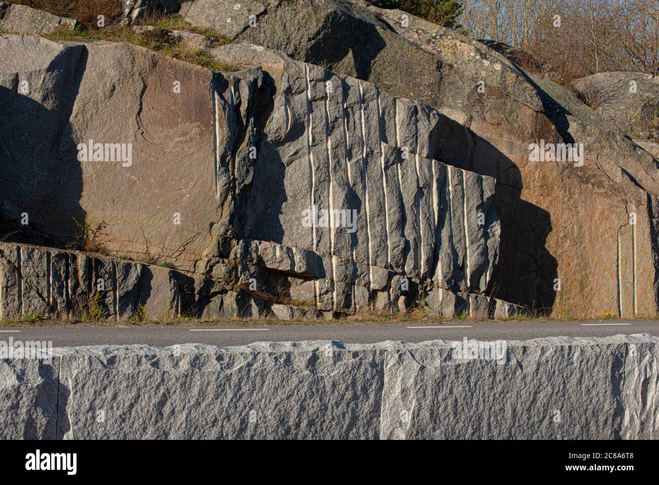 Clay road cut hi-res stock photography and images - Alamy