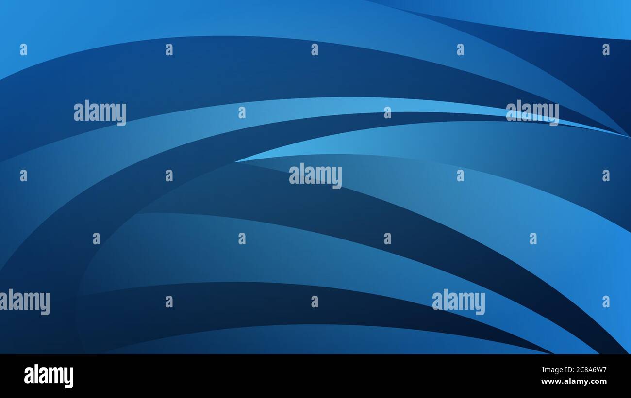 Abstract background of curved lines in light blue colors Stock Vector ...