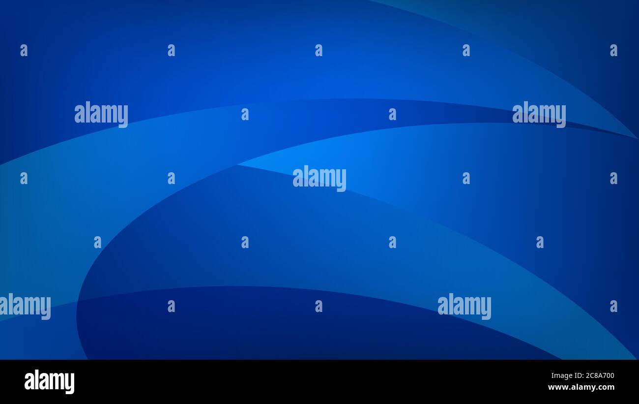 Abstract background of curved lines in blue colors Stock Vector Image ...