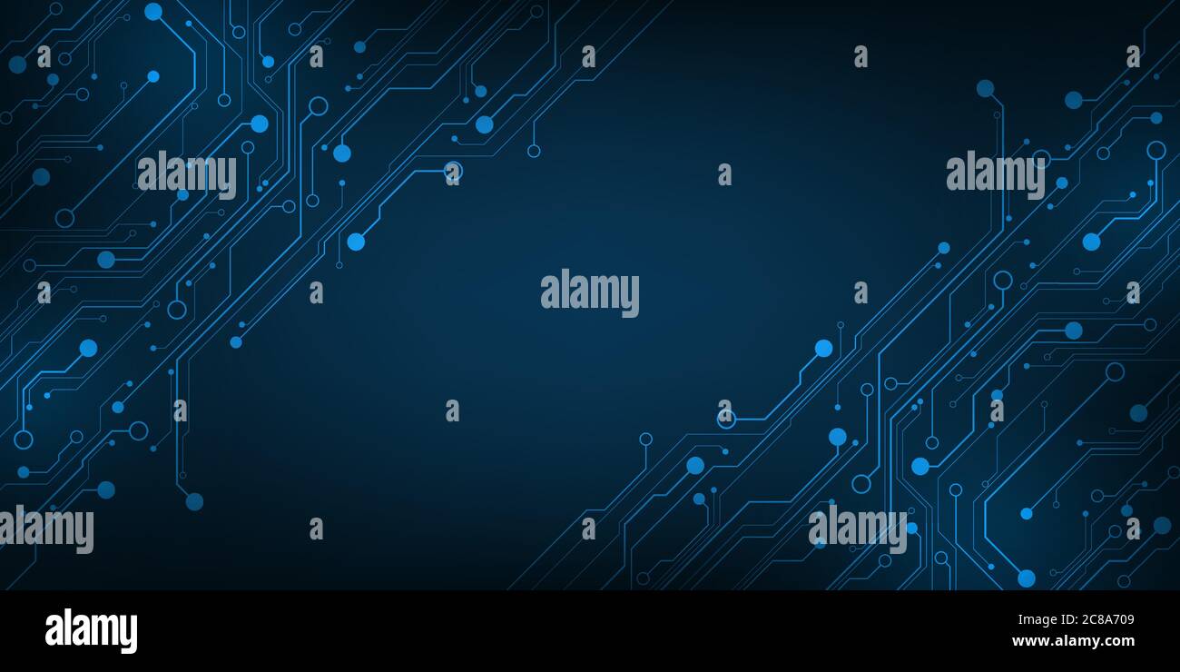 Vector technology in electronic circuit design Stock Vector Image & Art ...