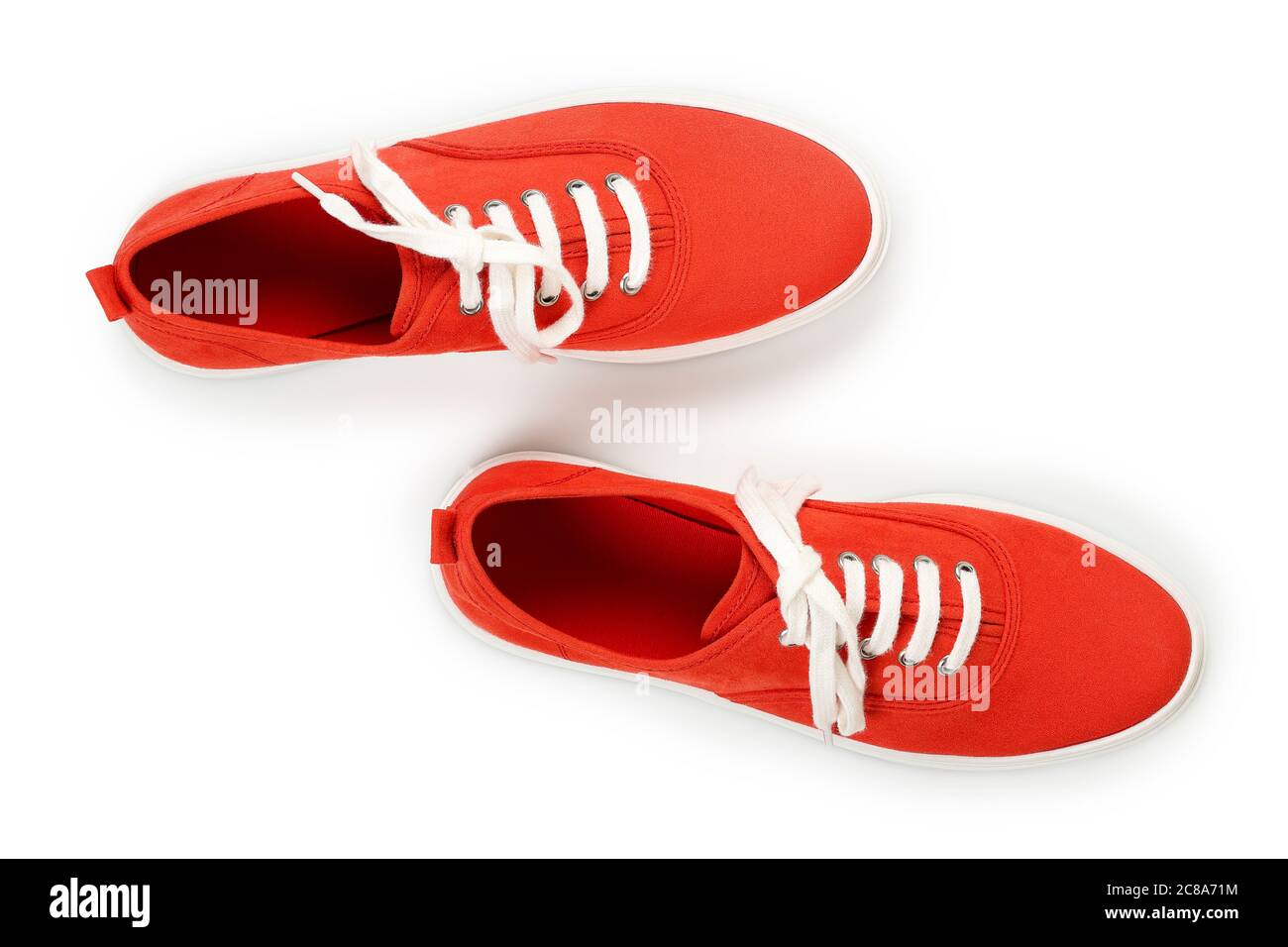 Female shoes top view Cut Out Stock Images & Pictures - Alamy