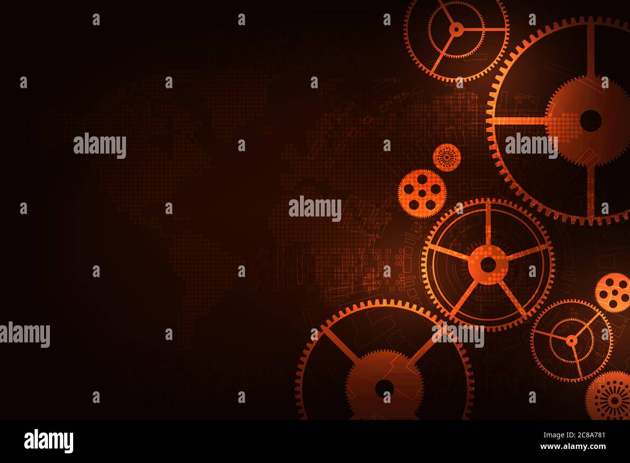 Vector background technology in the concept of mechanical Stock Vector ...
