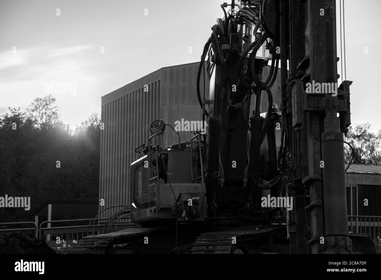 Ocean drilling Black and White Stock Photos & Images - Alamy