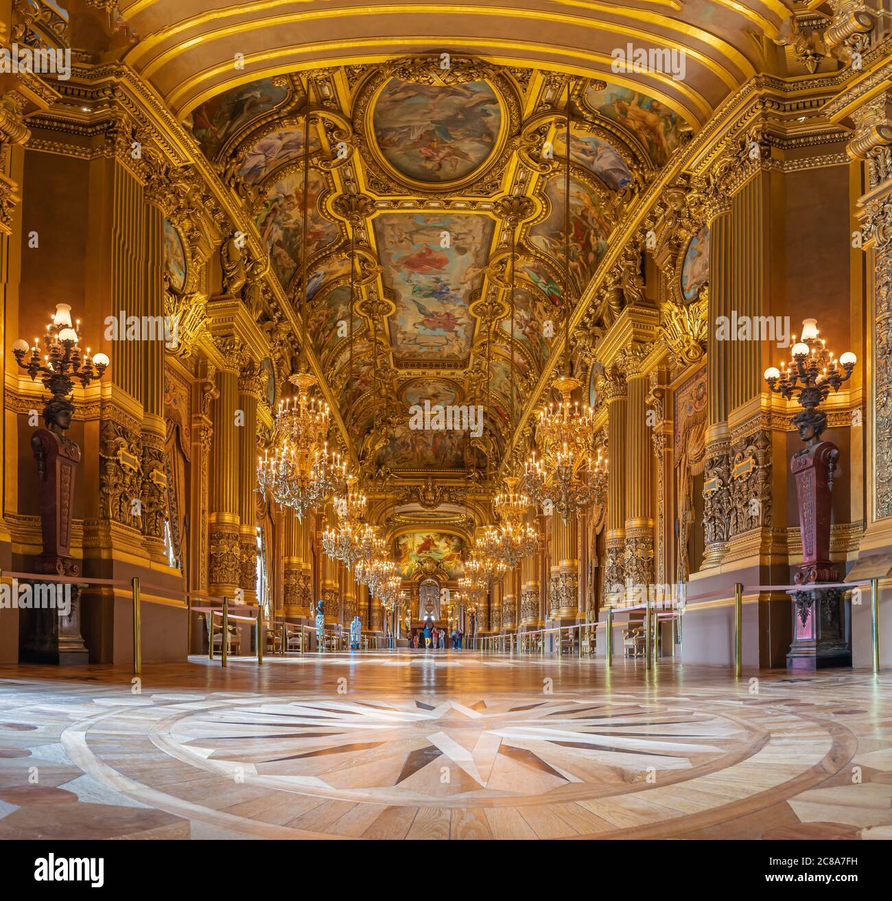 Paris, France - 06 19 2020: View inside Paris Opera Garnier Stock Photo ...