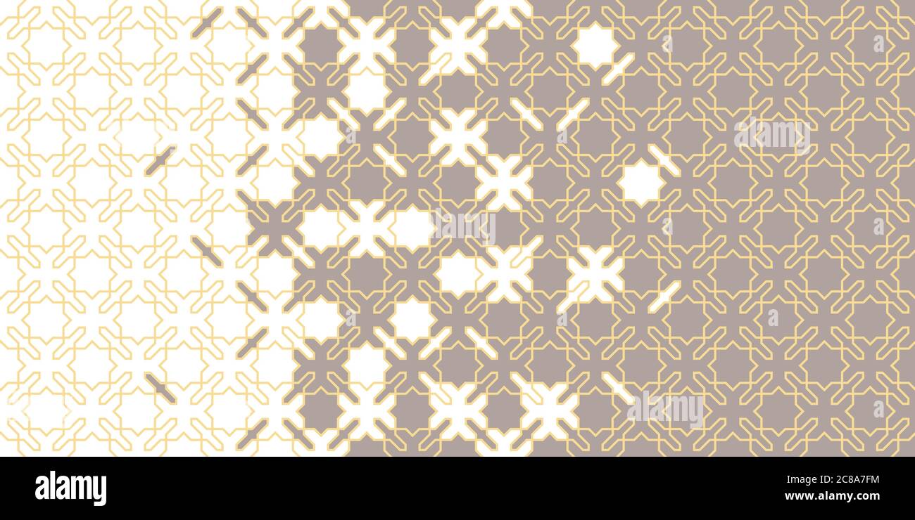 Moroccan mosaic wallpaper. Repeating vector border, pattern, background Stock Vector Image & Art ...