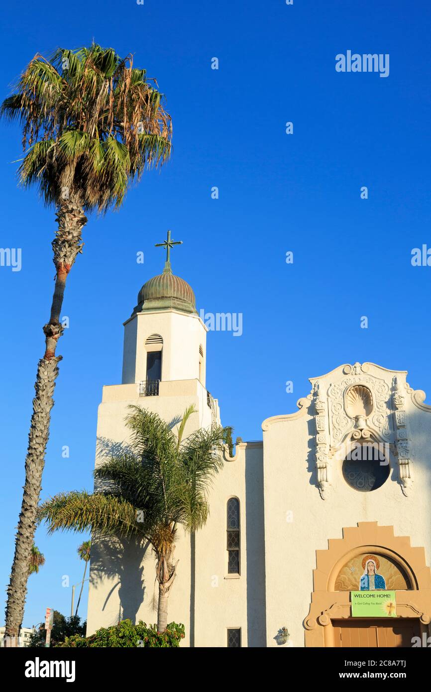 St. Mary, Star Of The Sea Catholic Church,Oceanside, California,USA ...