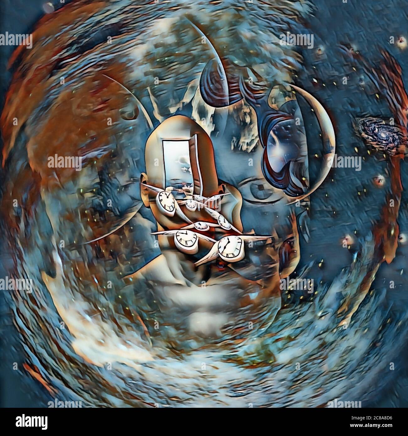 The Flow of Time Stock Photo - Alamy