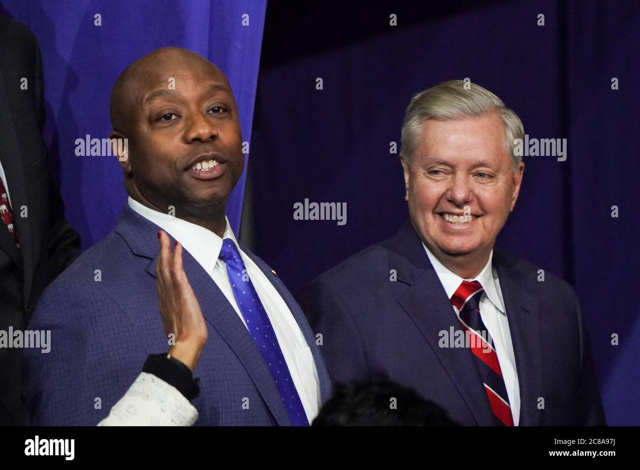 Lindsey graham tim scott hi-res stock photography and images - Alamy