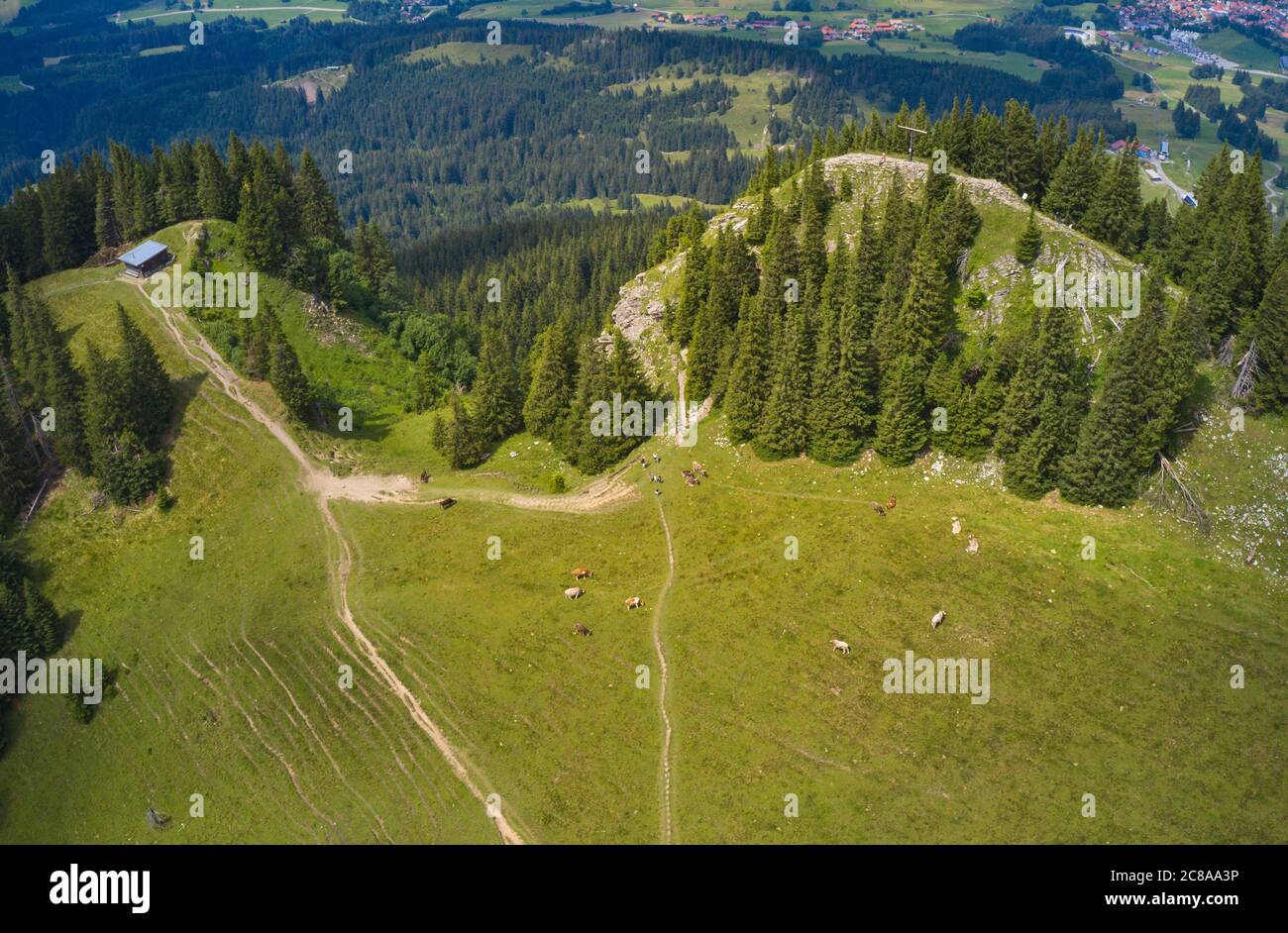 Alpspitzbahn cable car hi-res stock photography and images - Alamy