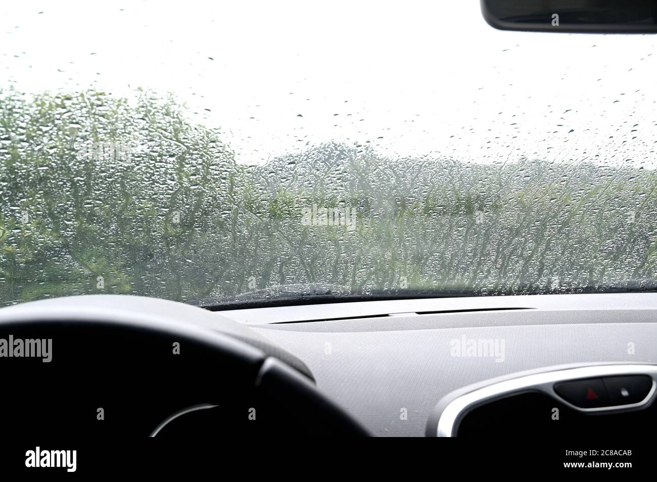 Car windscreen view traffic hi-res stock photography and images - Alamy