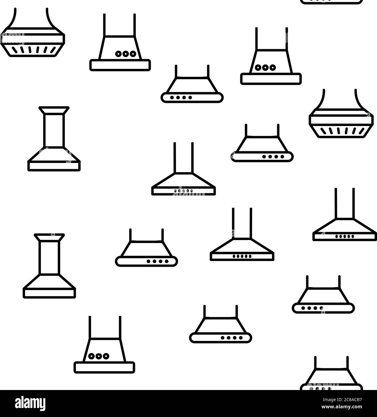 Range Hood Device Vector Seamless Pattern Stock Vector Image & Art - Alamy