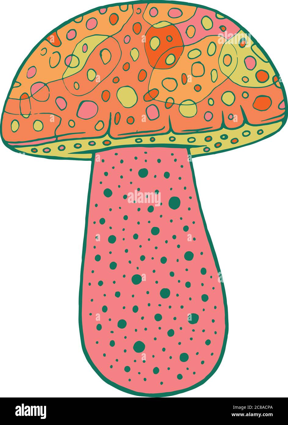 White cup fungus Stock Vector Images - Alamy