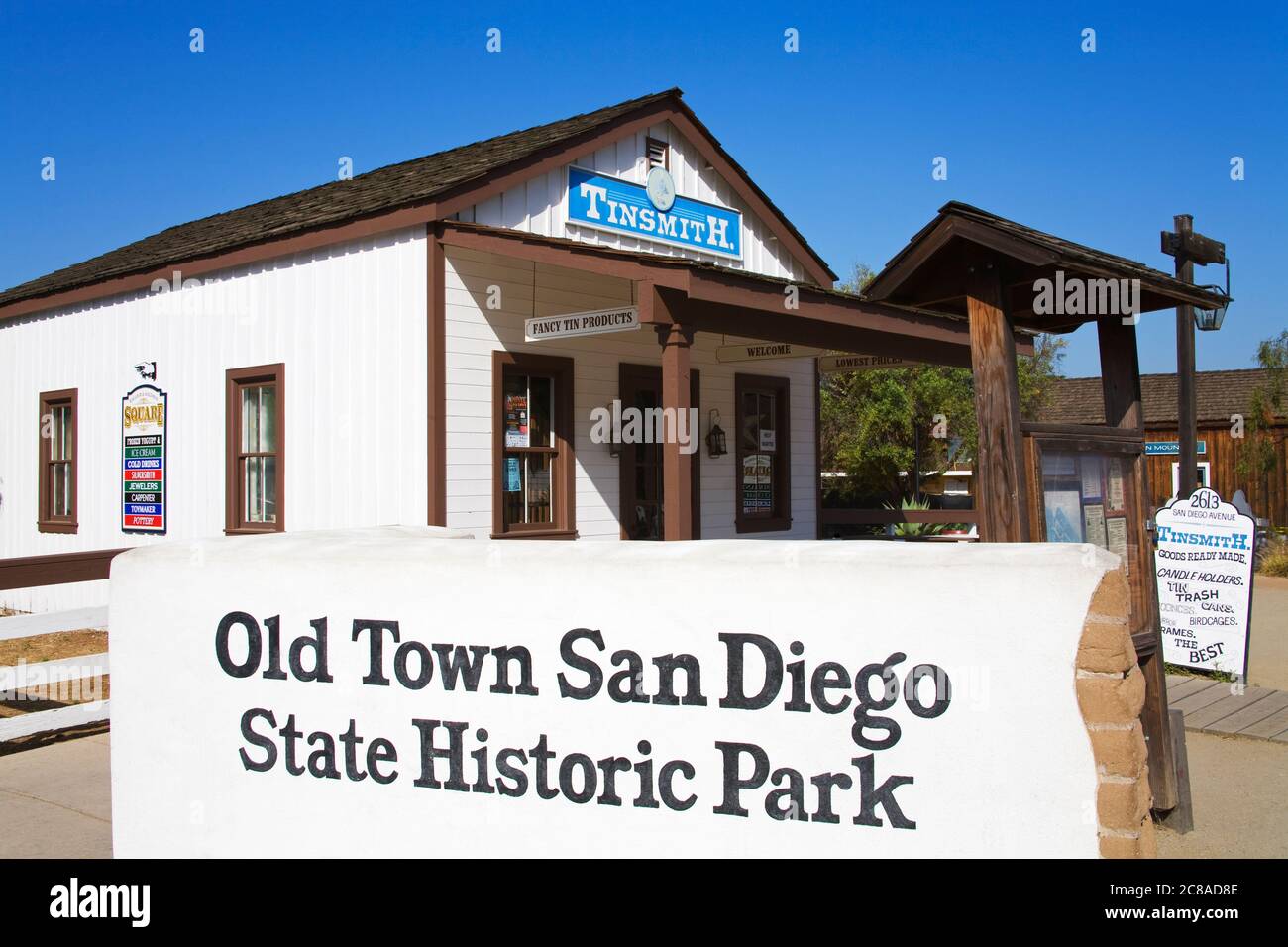 Old Town State Historic Park, San Diego, California, USA Stock Photo ...