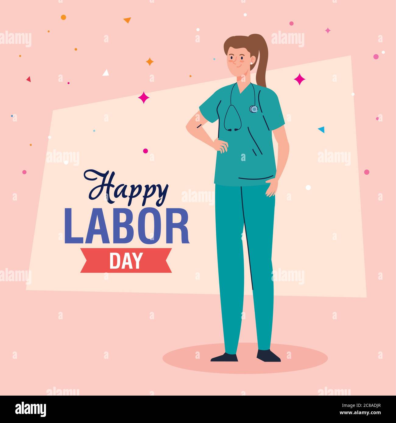 Day of medical worker Stock Vector Images - Alamy