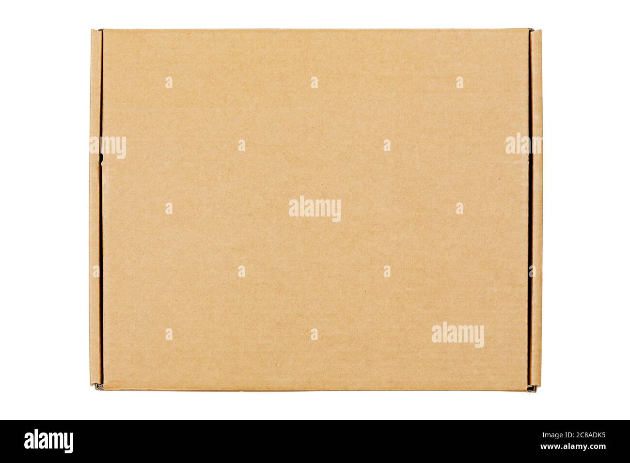 top view of carboard box isolated on white Stock Photo - Alamy