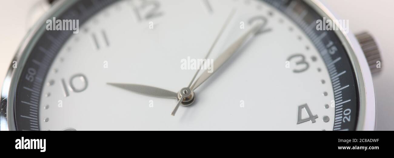 Clock face closeup Stock Photo - Alamy