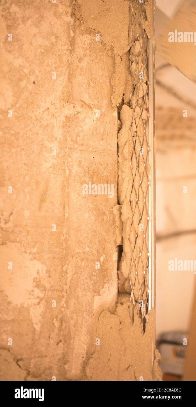 Building renovation works in appartment showing refurbishments works by ...