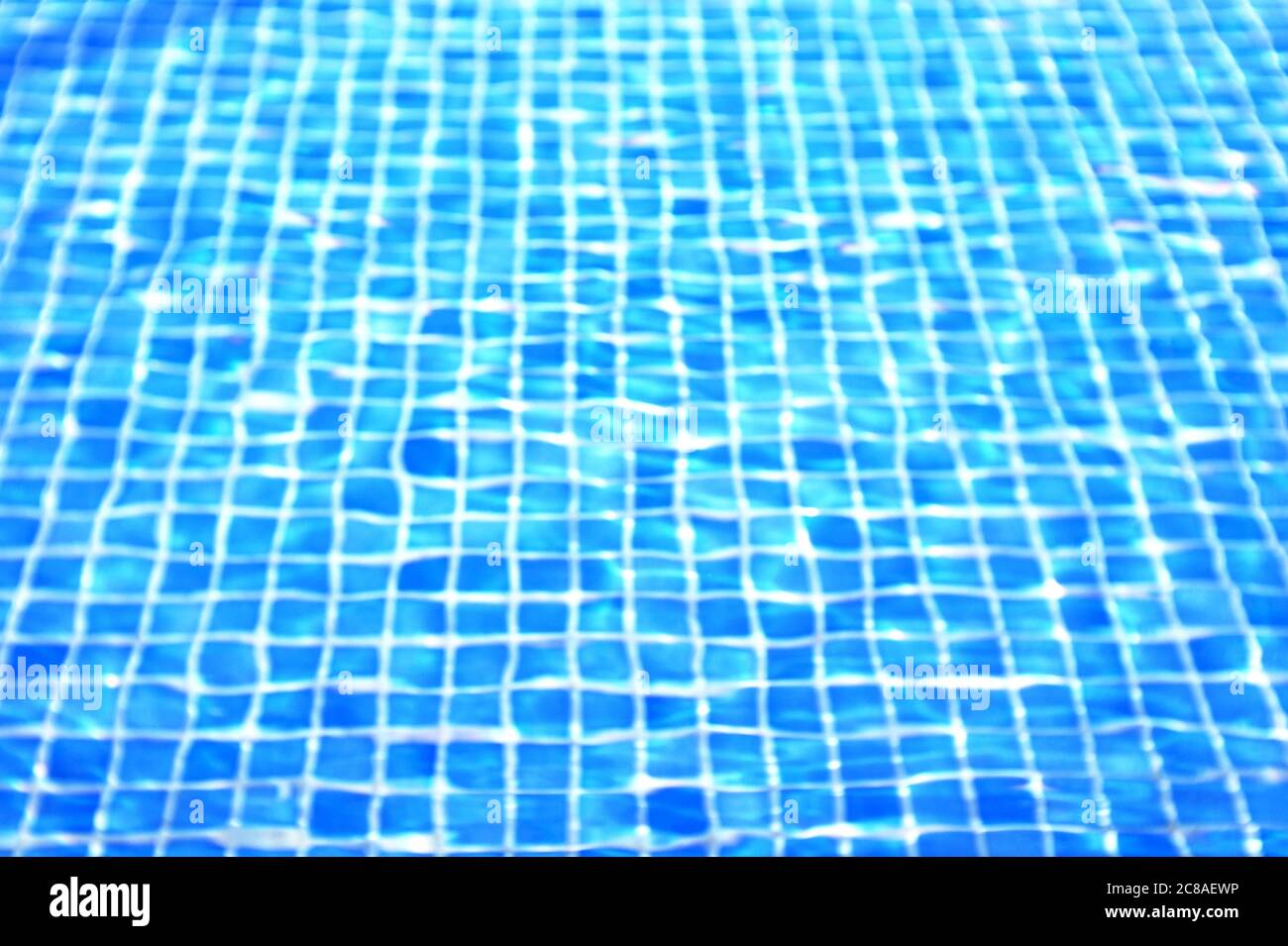 Blue summer pool background. No people Stock Photo - Alamy