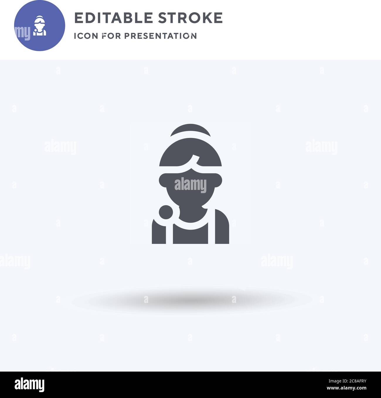 Greek icon vector, filled flat sign, solid pictogram isolated on white ...