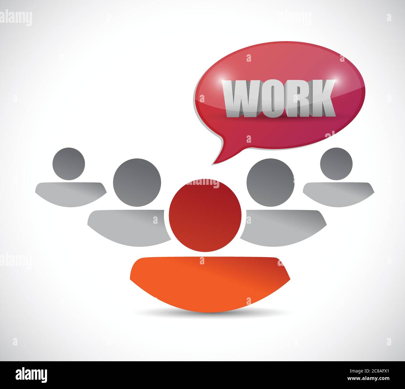 Group work over Stock Vector Images - Alamy