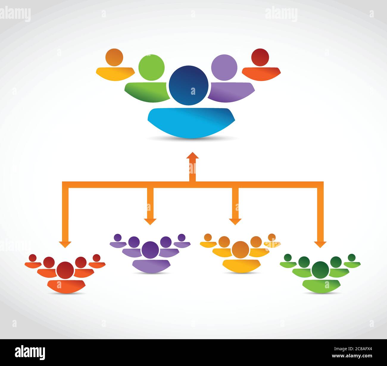 Joining teams. leader selection and best candidates concept ...
