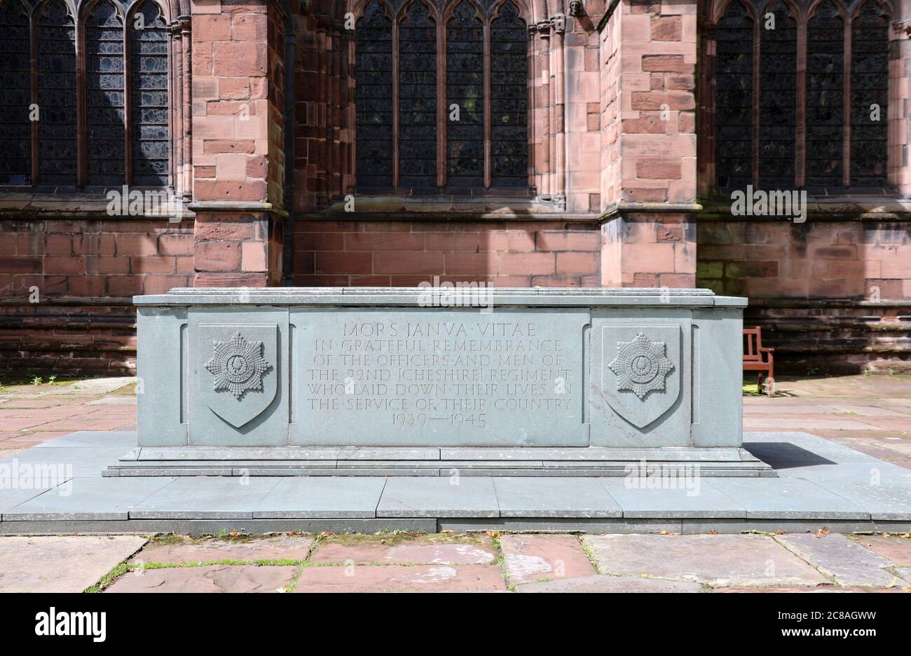 Cheshire Regiment Memorial at Chester Cathedral Stock Photo - Alamy