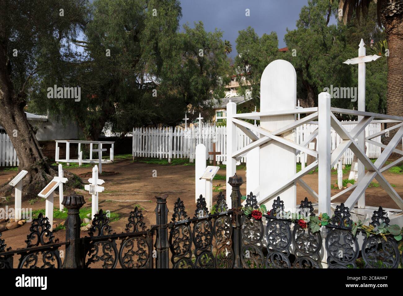 El Campo Santo Cemetery, Old Town, San Diego, California, USA Stock ...