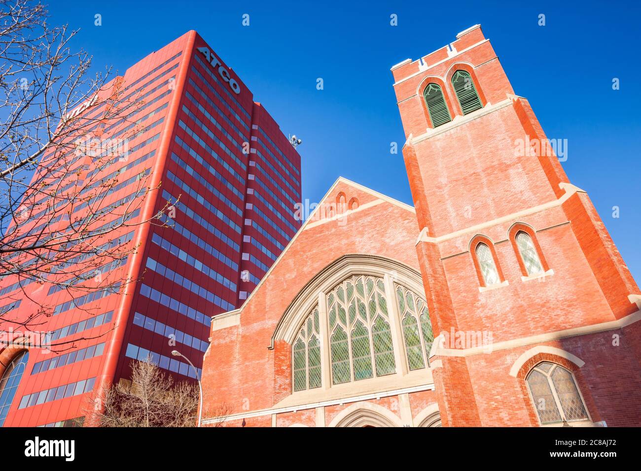 Edmonton canada downtown hi-res stock photography and images - Alamy