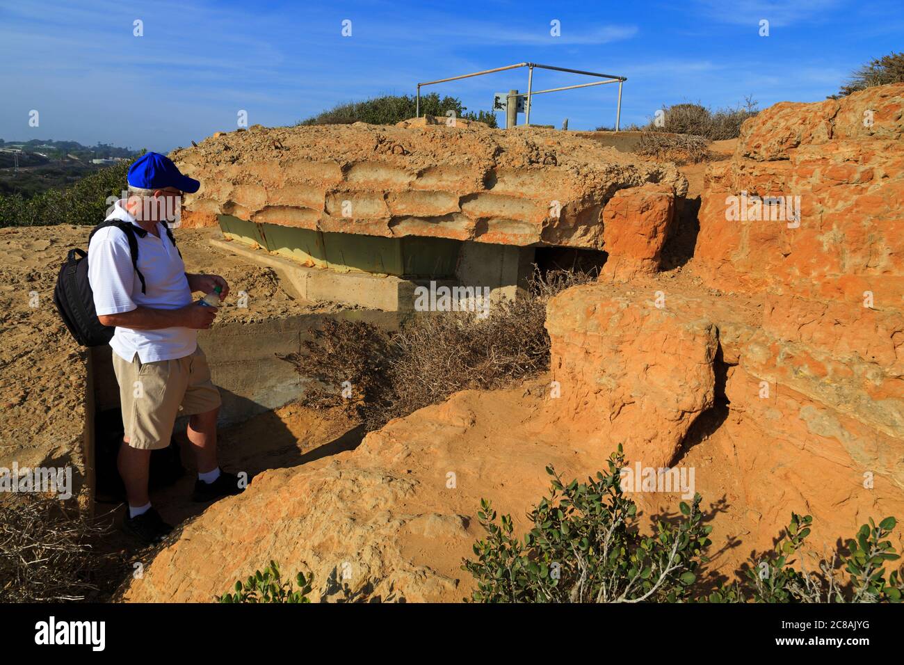 World War 2 bunker at Cabrillo National Monument,Point Loma,San Diego ...